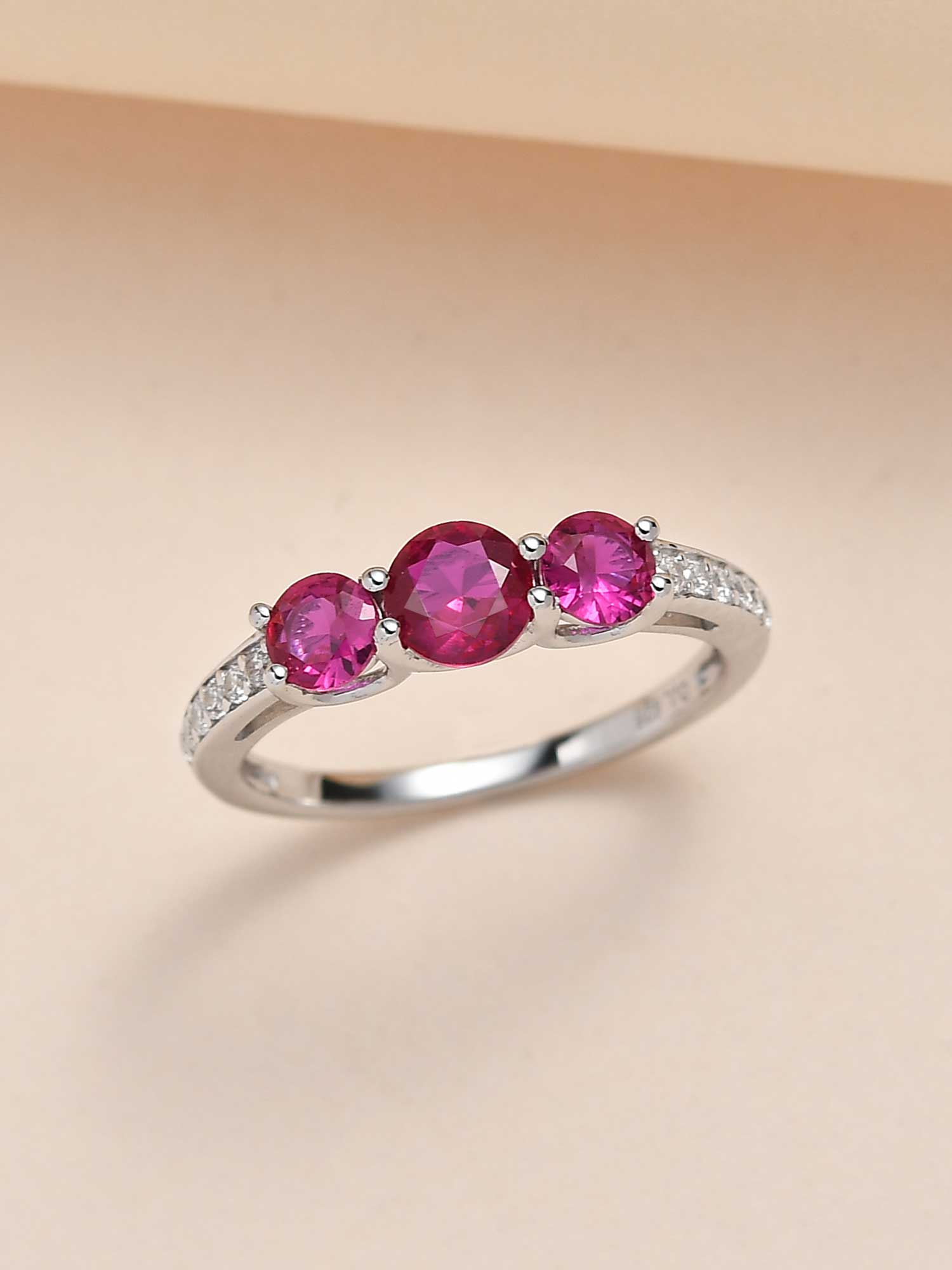 Shop Silver Ruby Rings with Red Stone Online – Ornate Jewels